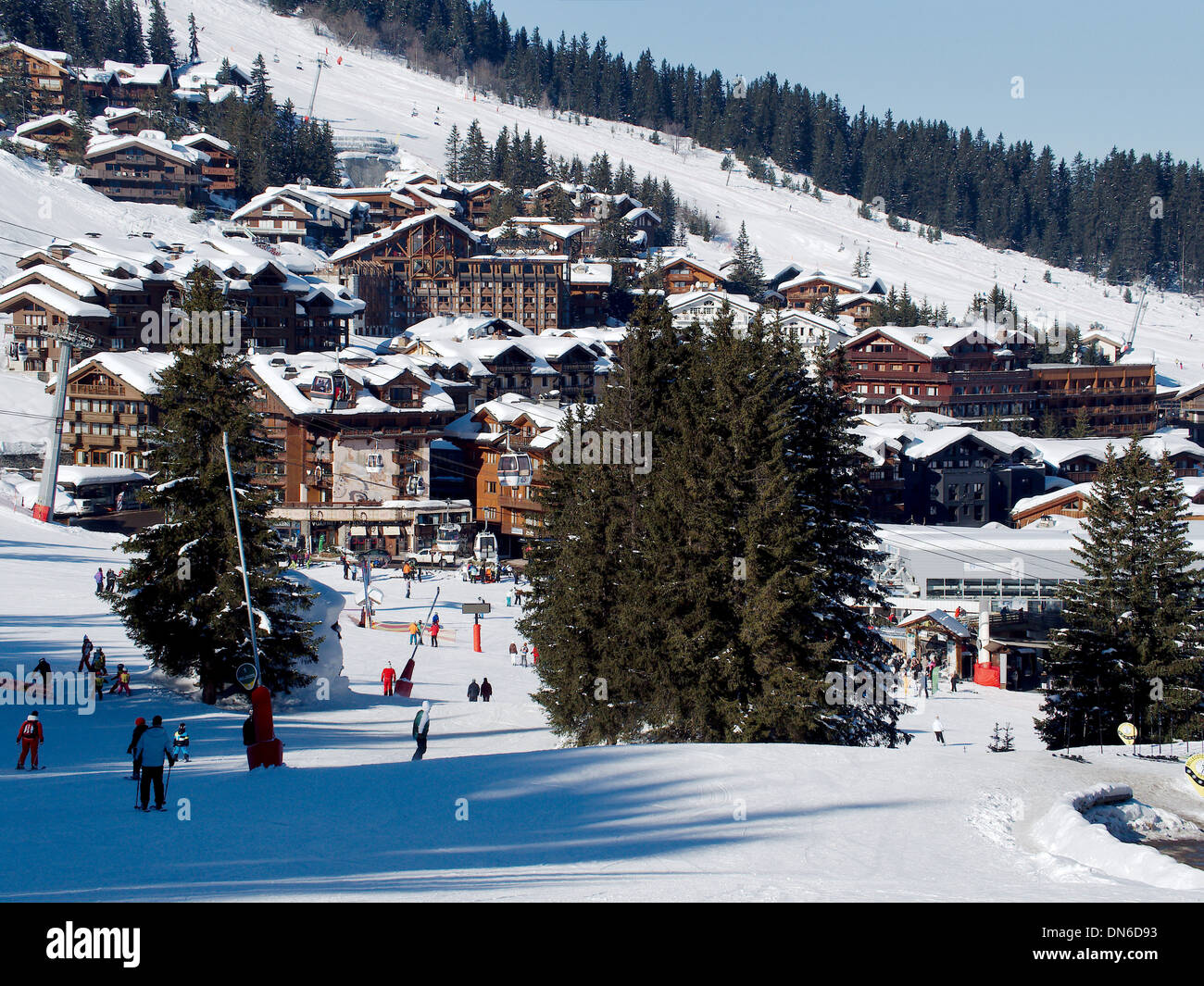 Ski resort Courchevel 1850 (Savoy Stock Photo - Alamy