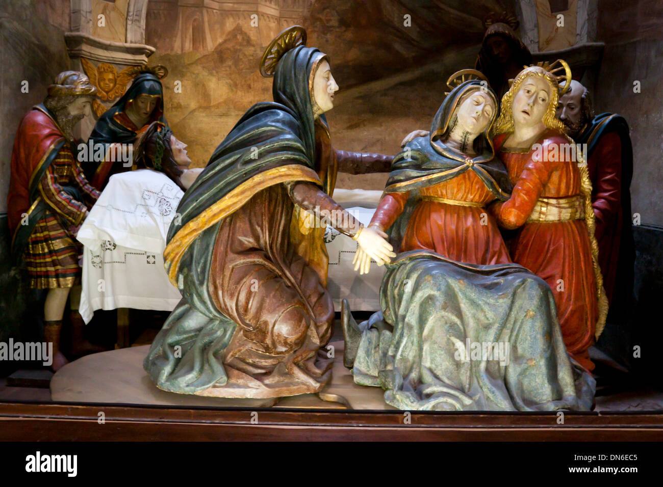 Interior of deconsecrated St Dionigi church in Vigevano Stock Photo - Alamy