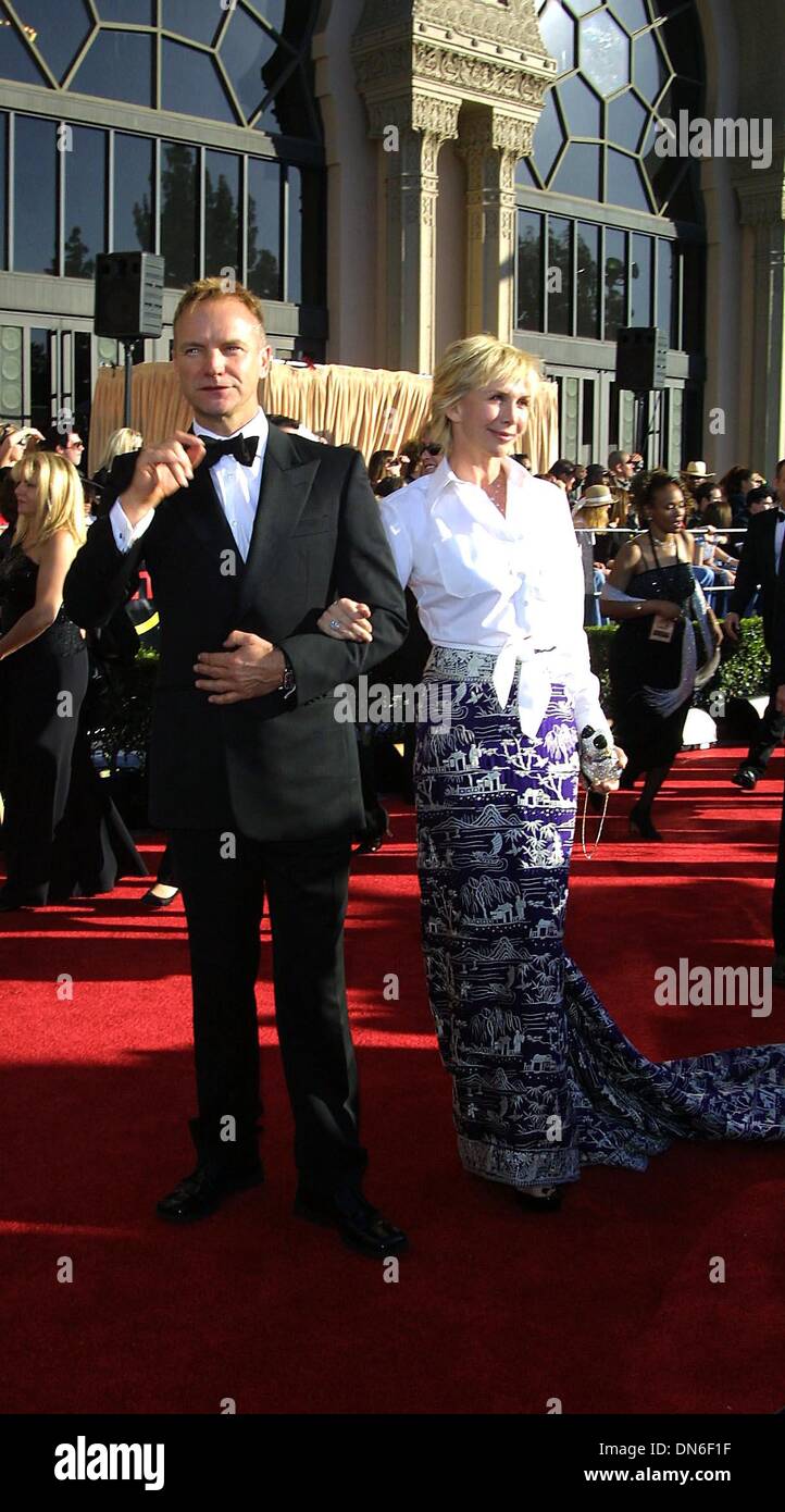 Sting and his wife trudie styler hi-res stock photography and images - Alamy