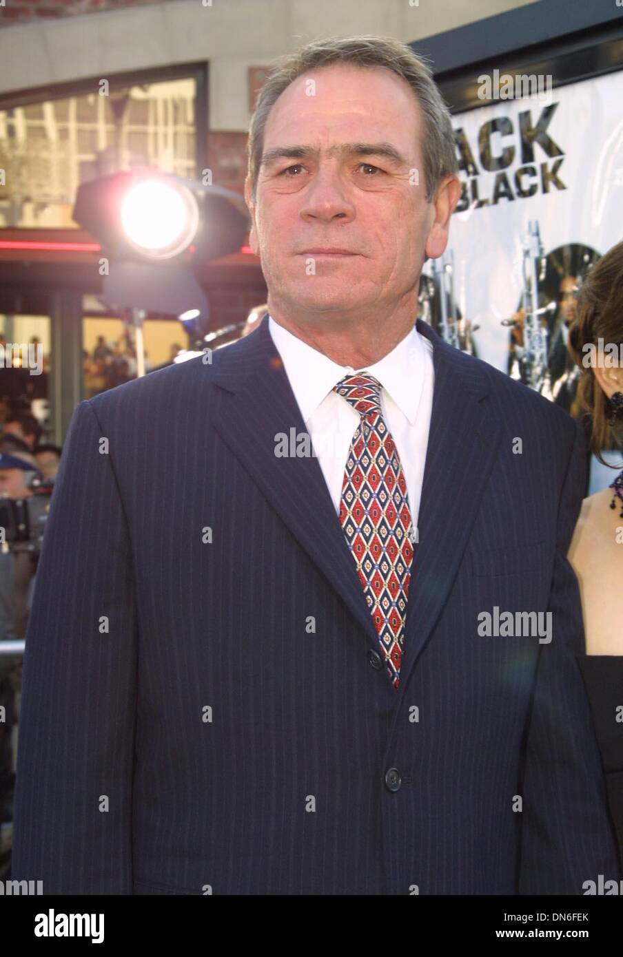 June 27, 2002 - Los Angeles, CALIFORNIA, USA - TOMMY LEE JONES..'MEN IN ...