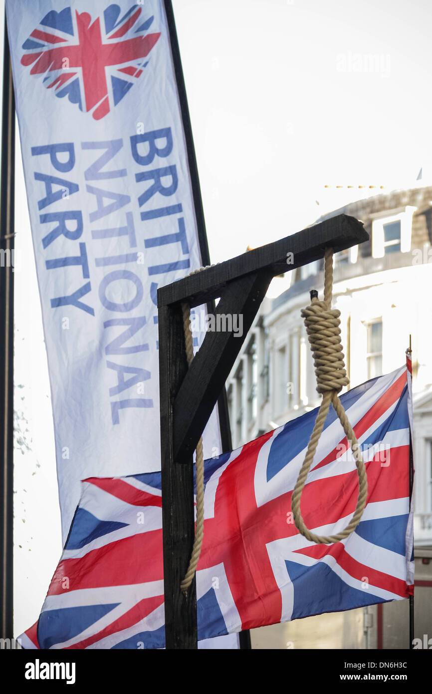 British National Party (BNP) supporters call for death penalty outside ...