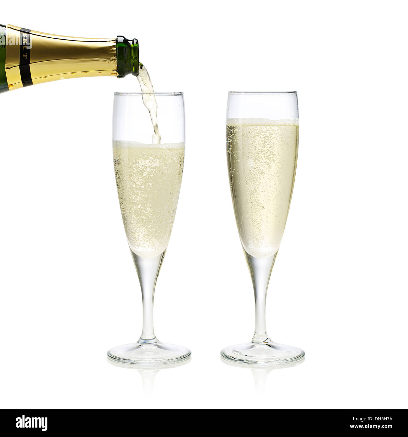 Champagne Glass Cut Out Stock Images & Pictures - Alamy