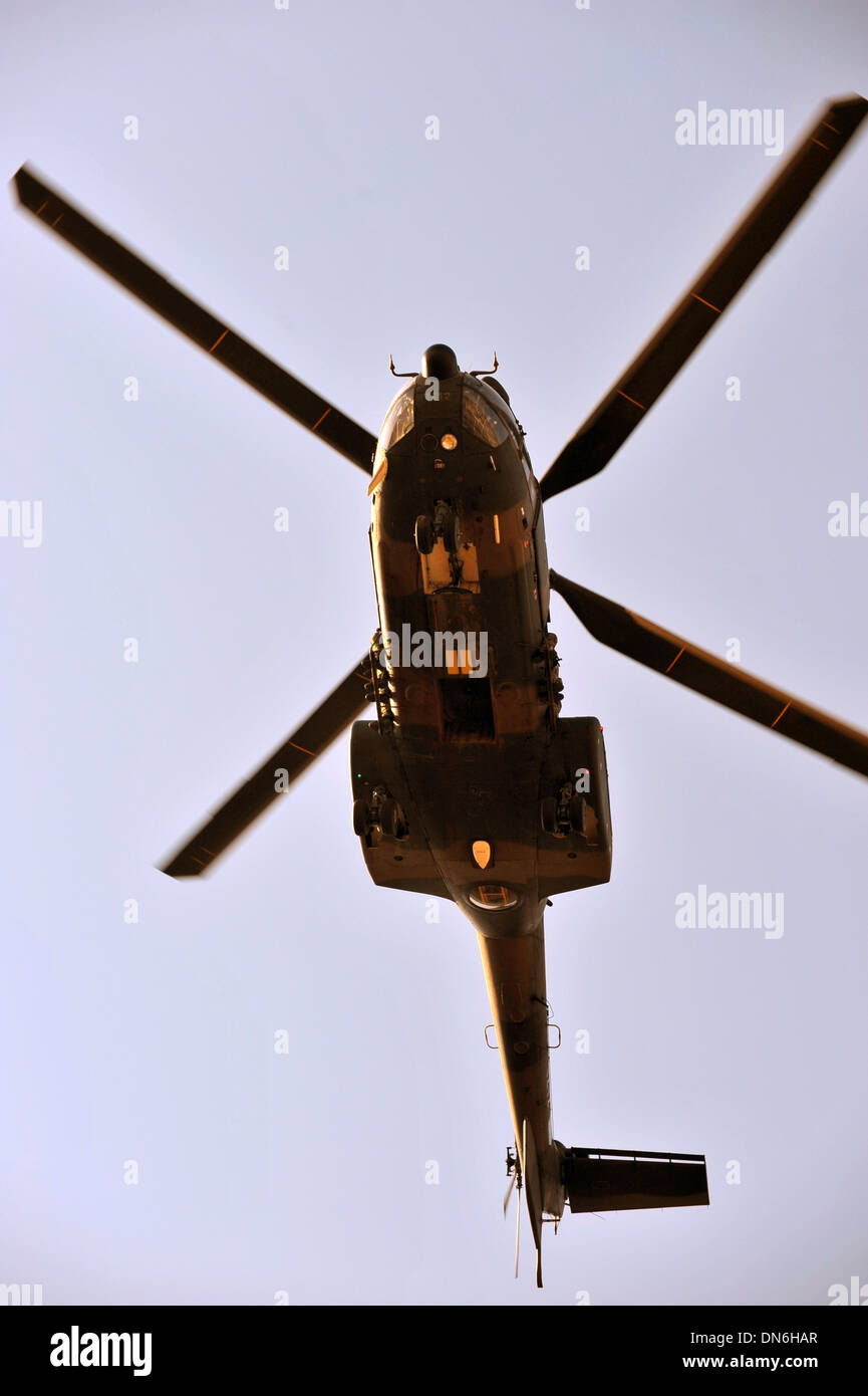 A South African military helicopter flies overhead Stock Photo - Alamy