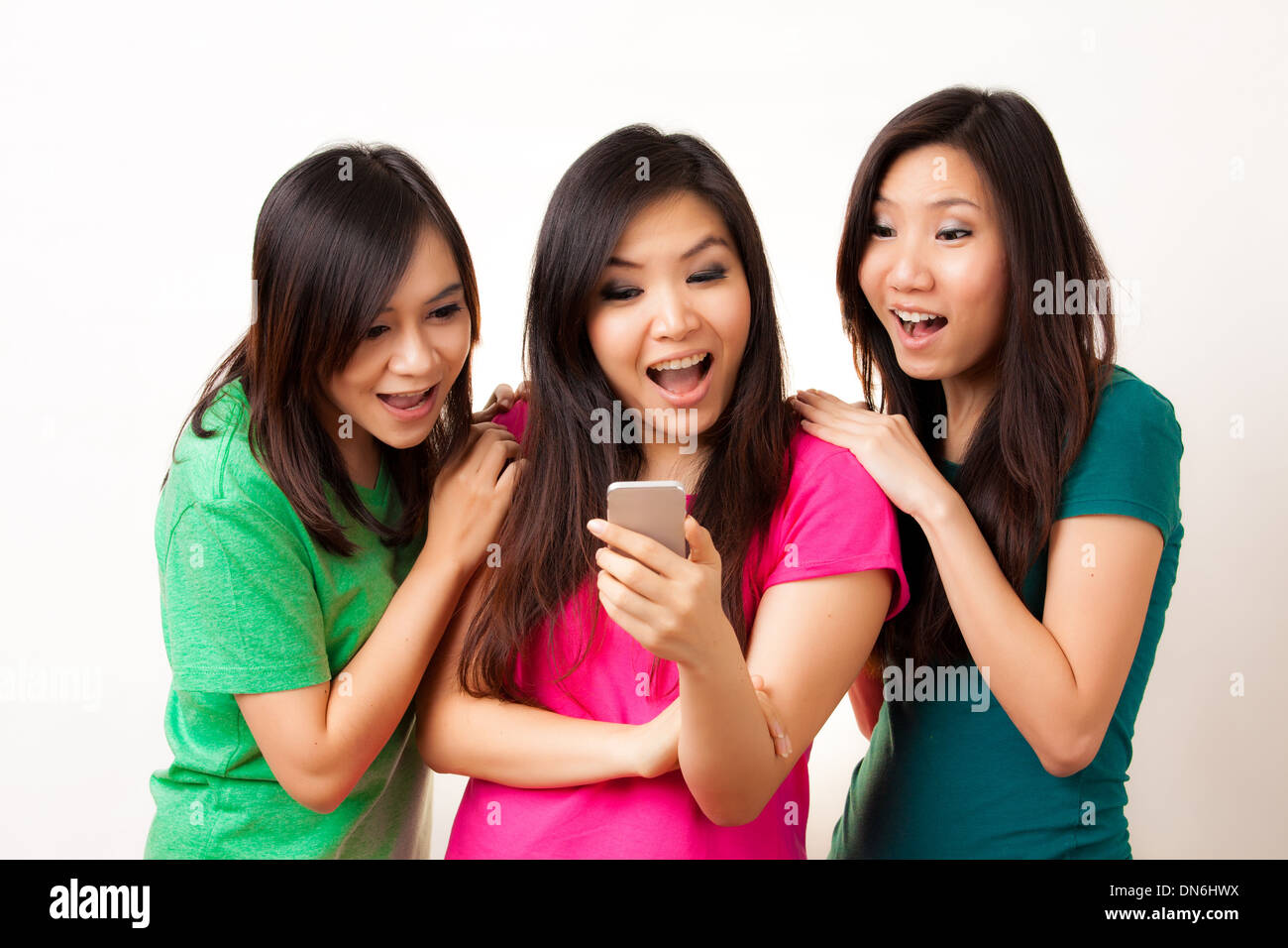 Asian phone group hi-res stock photography and images - Alamy