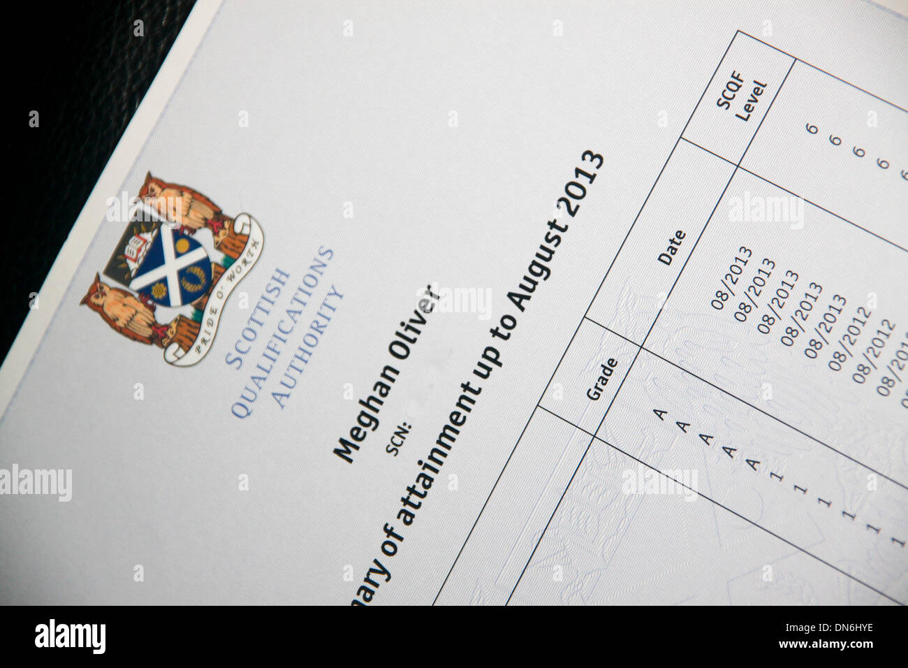 Pupils get their exam results hi-res stock photography and images - Alamy
