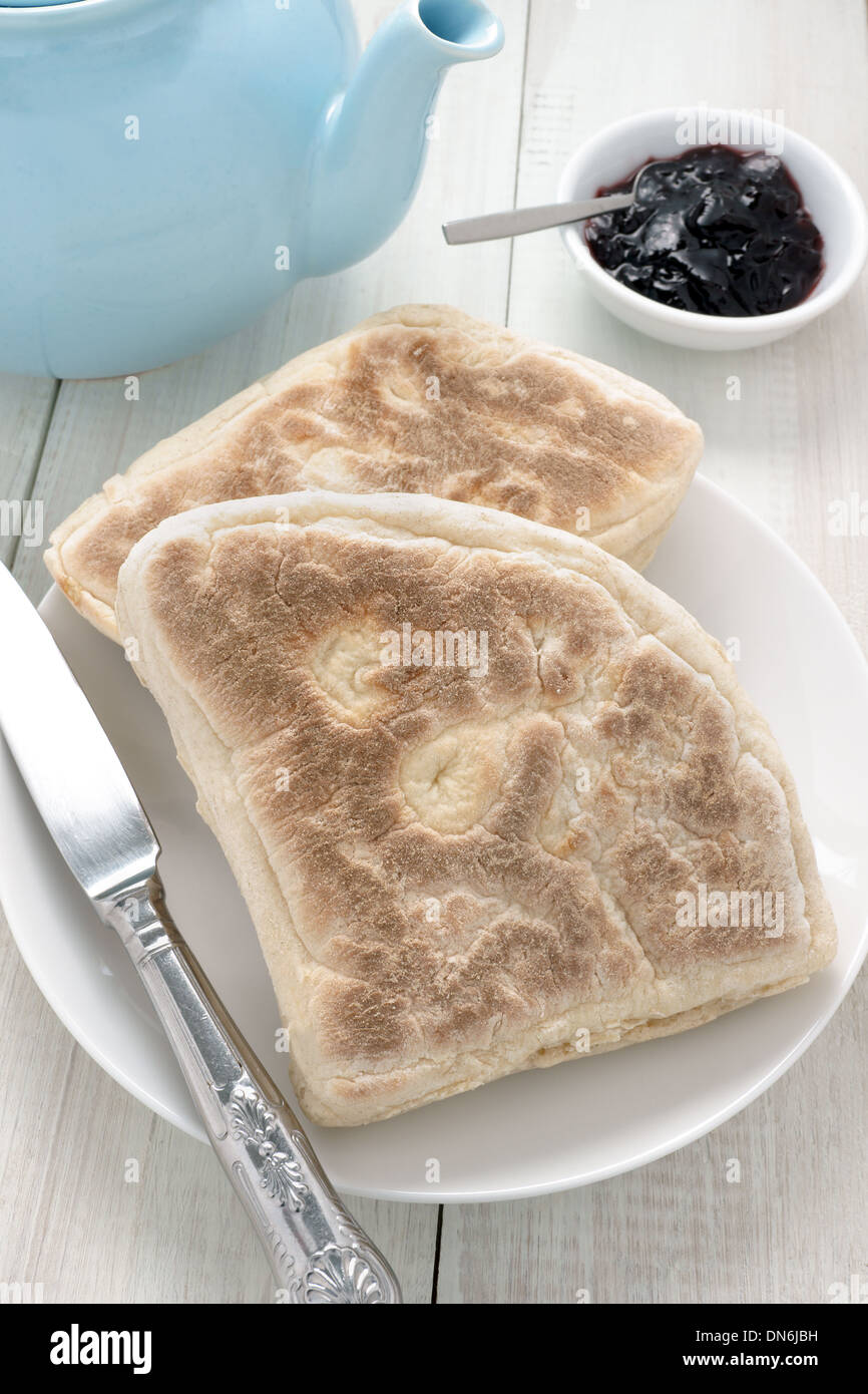 Irish Soda Bread or Soda Farls Stock Photo - Alamy