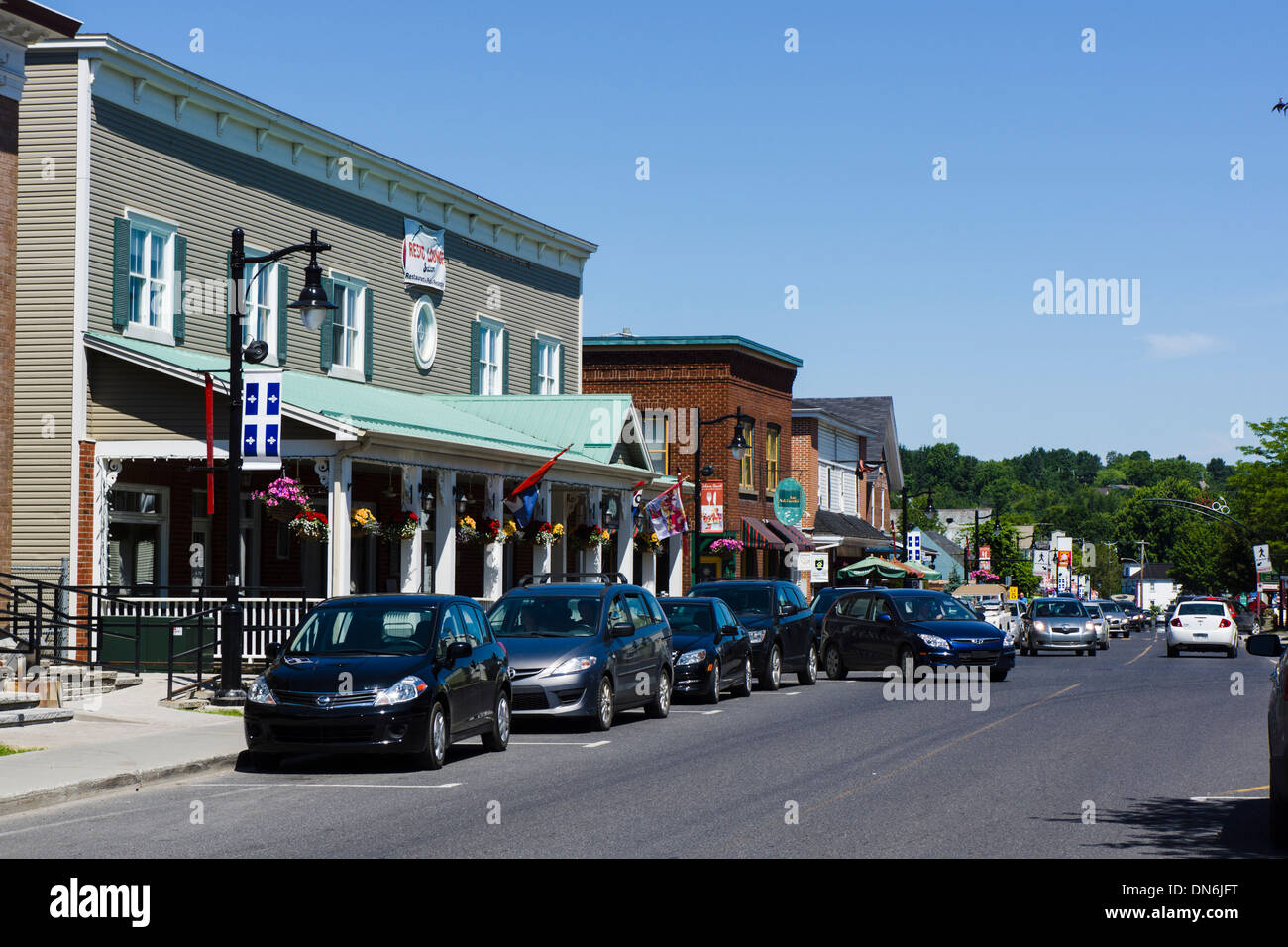 Sutton, Brome-Missisquoi, Eastern Townships, Quebec, Canada Stock Photo ...