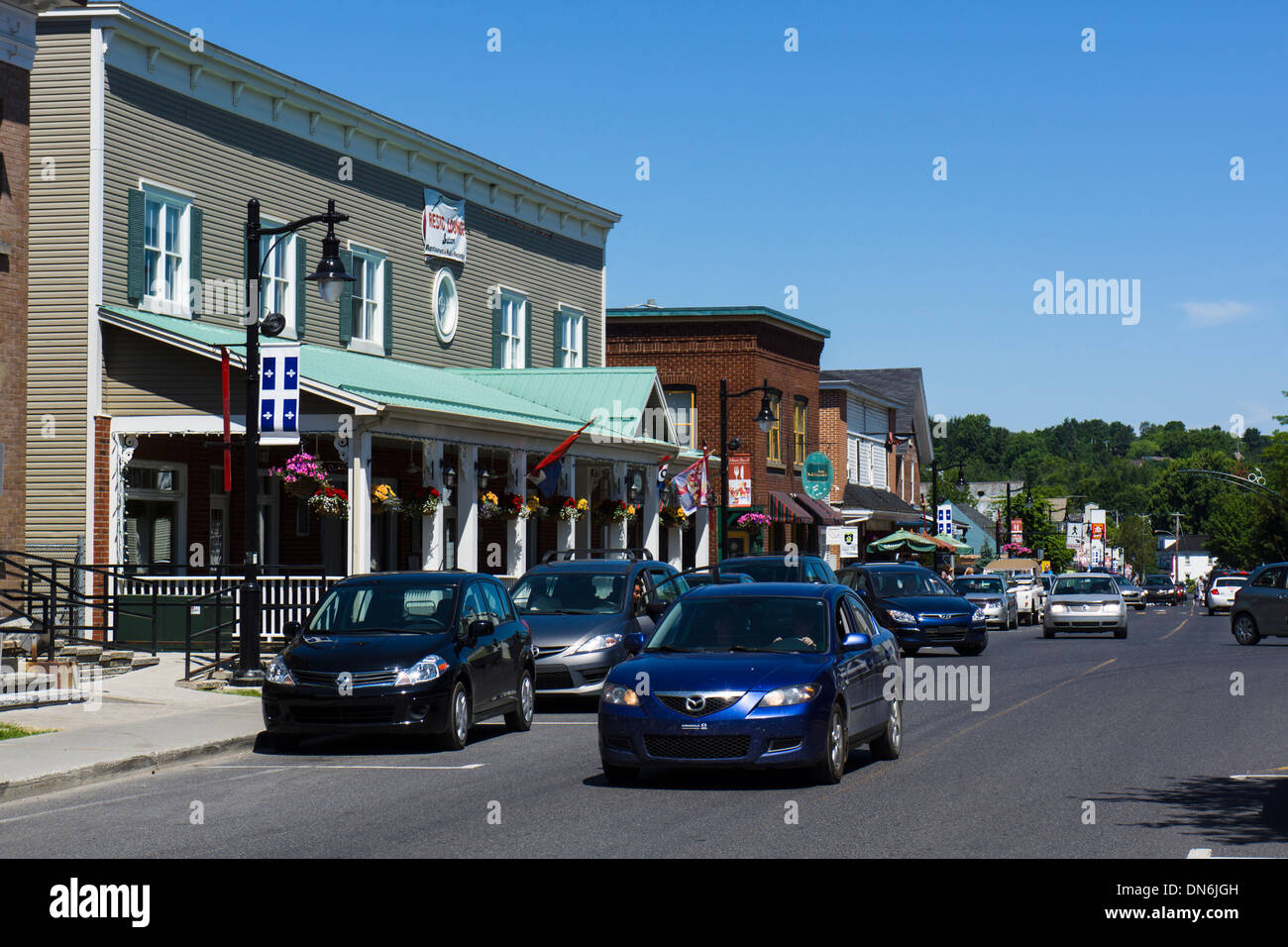 Sutton, Brome-Missisquoi, Eastern Townships, Quebec, Canada Stock Photo ...