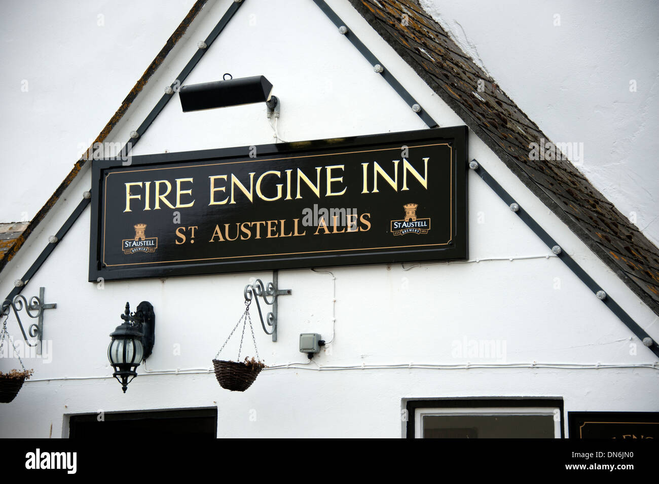 Fire Engine Inn Pub Marazion Cornwall UK Stock Photo - Alamy
