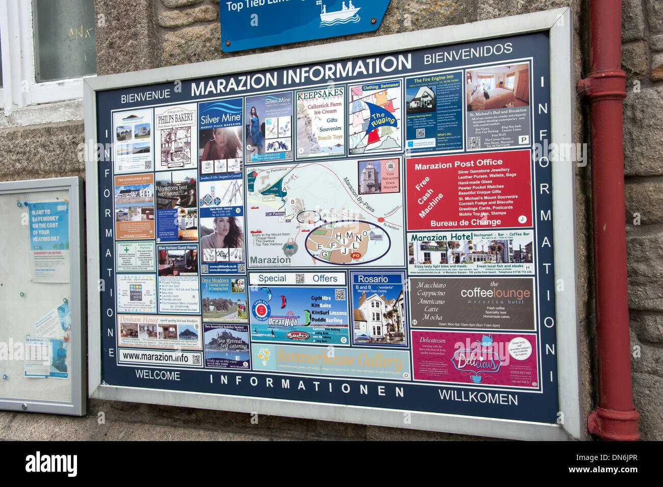 Marazion map hi-res stock photography and images - Alamy
