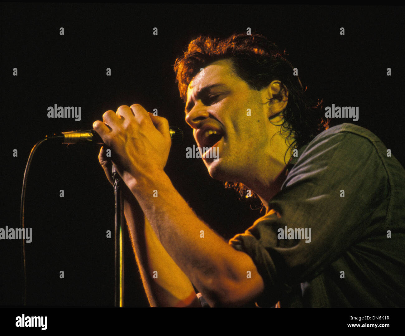 BOOMTOWN RATS UK rock group with Bob Geldof about 1985 Stock Photo - Alamy