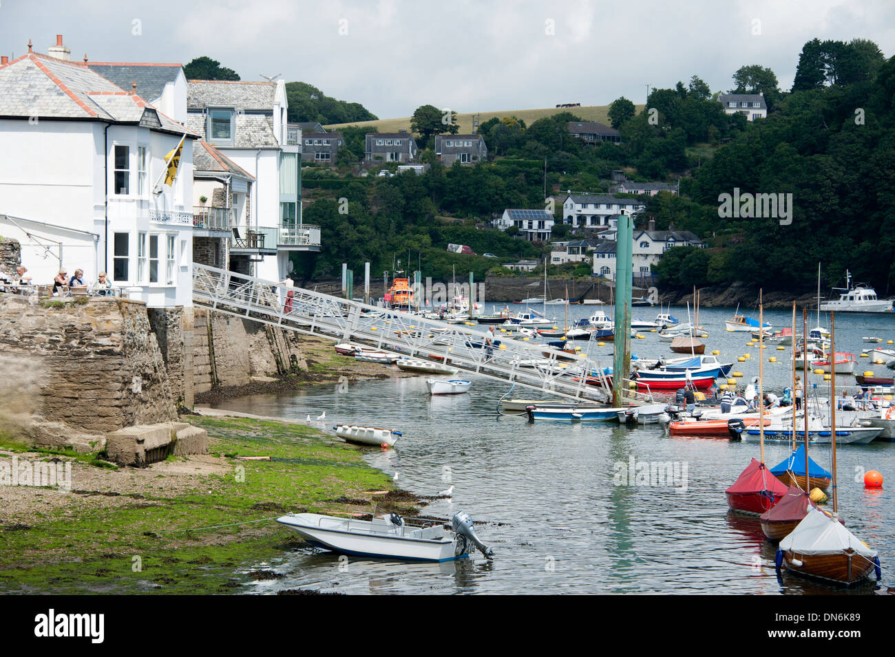 Fowey Harbour and River Cornwall UK Stock Photo - Alamy