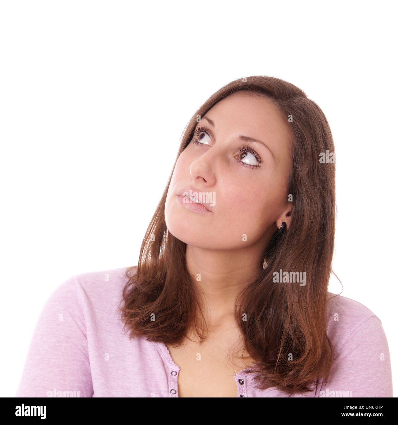 Woman thought to hi-res stock photography and images - Alamy