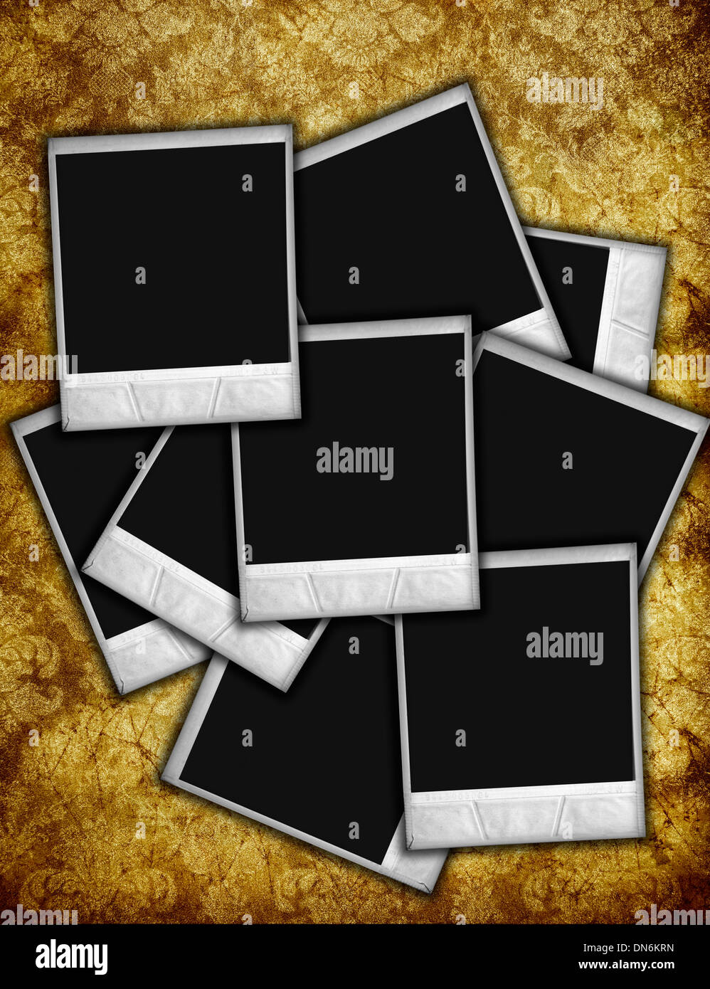 vintage paper and photo frame Stock Photo - Alamy