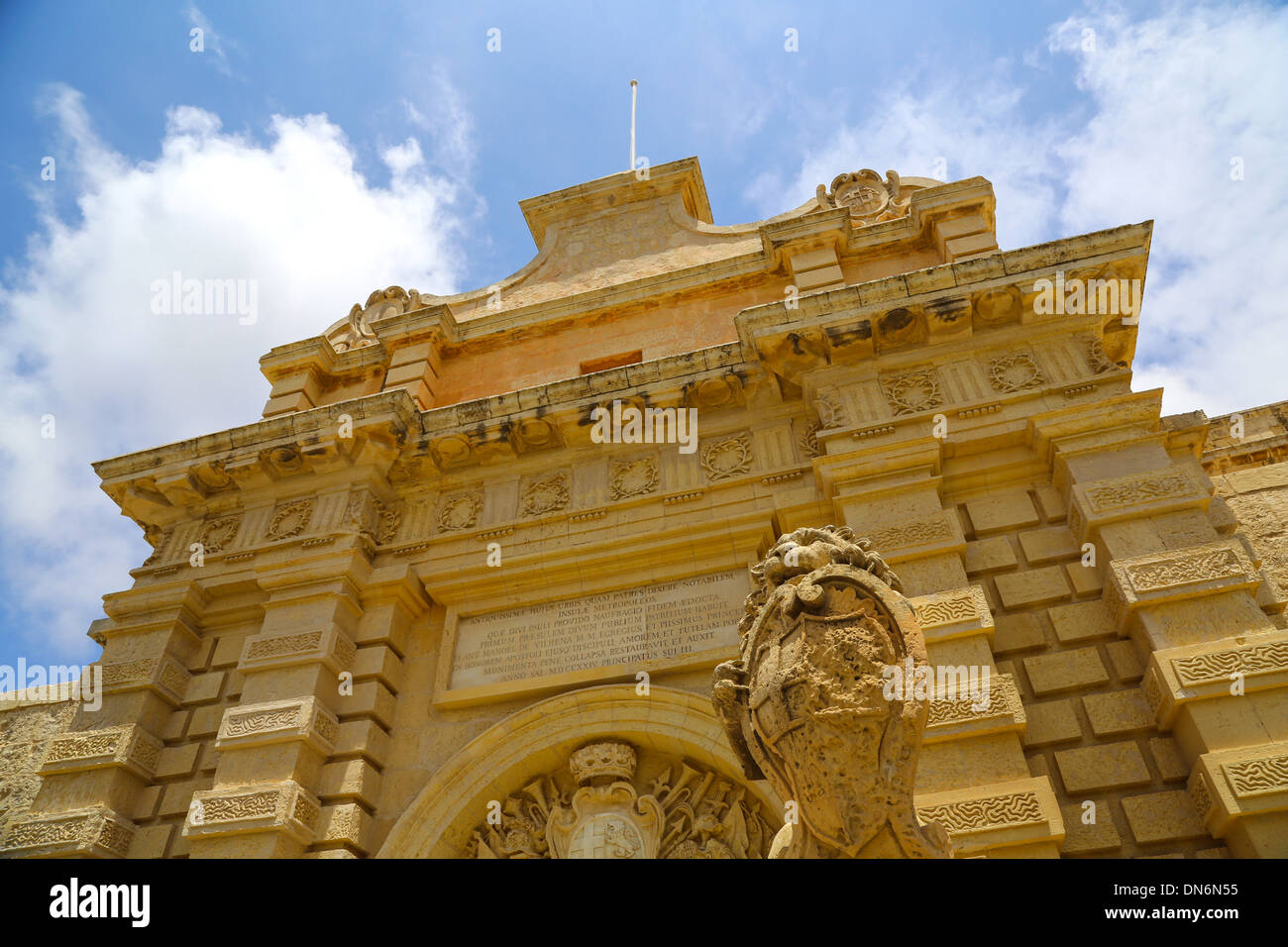 Historic Architecture in Mdina, Malta, southern Europe Stock Photo - Alamy