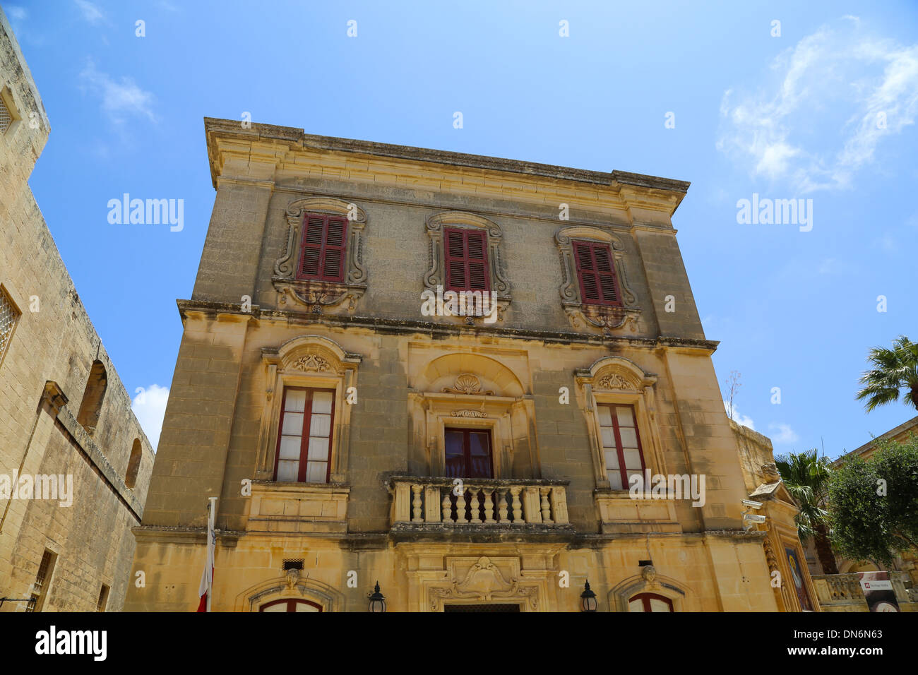 Historic Architecture in Mdina, Malta, southern Europe Stock Photo - Alamy