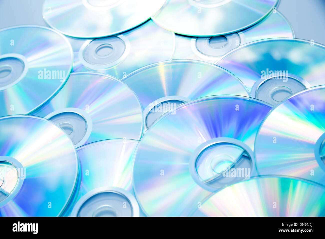 Optical Data storage with a bright and vivid color spectrum Stock Photo ...