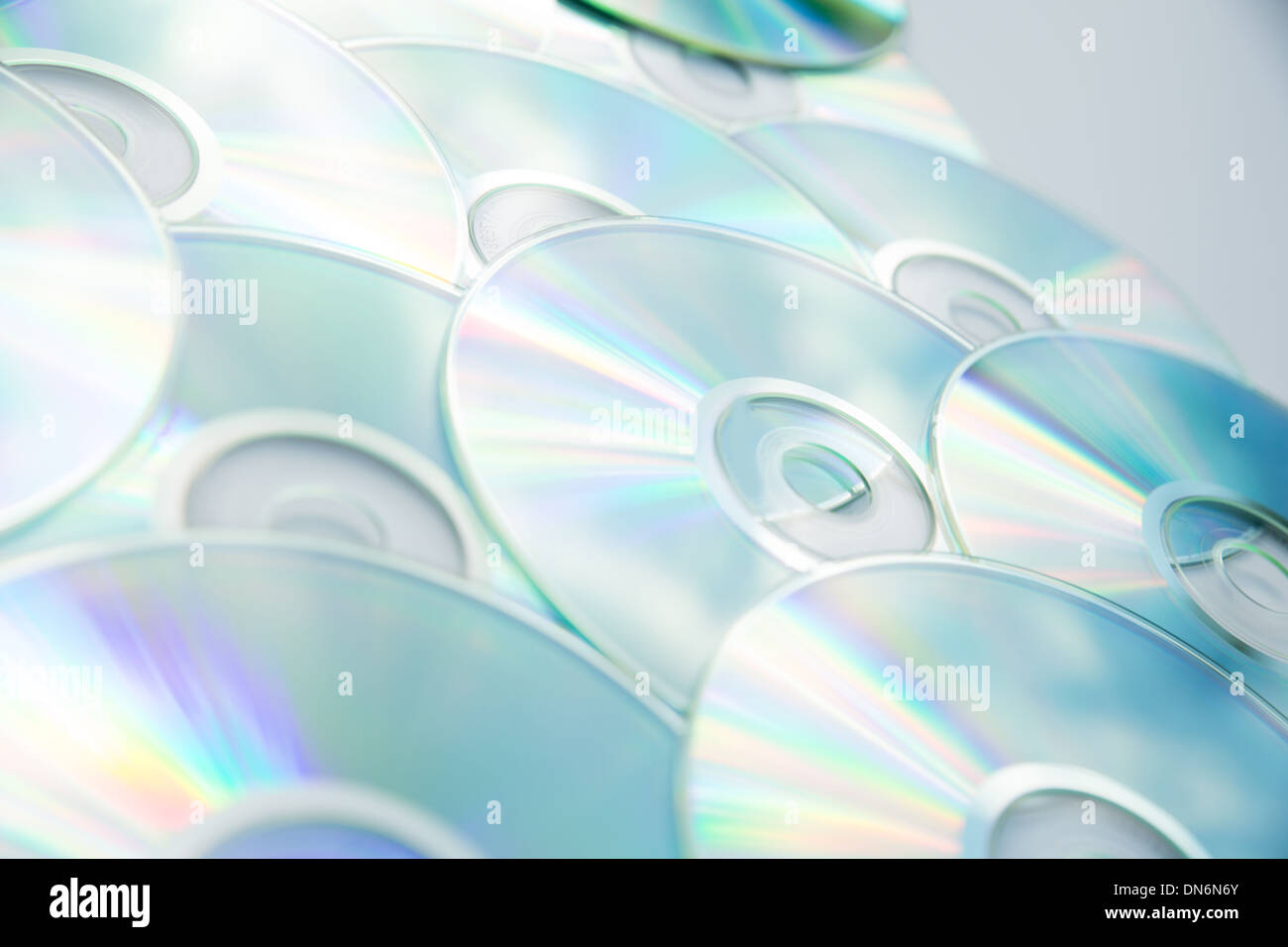 Optical Data storage with a bright and vivid color spectrum Stock Photo ...