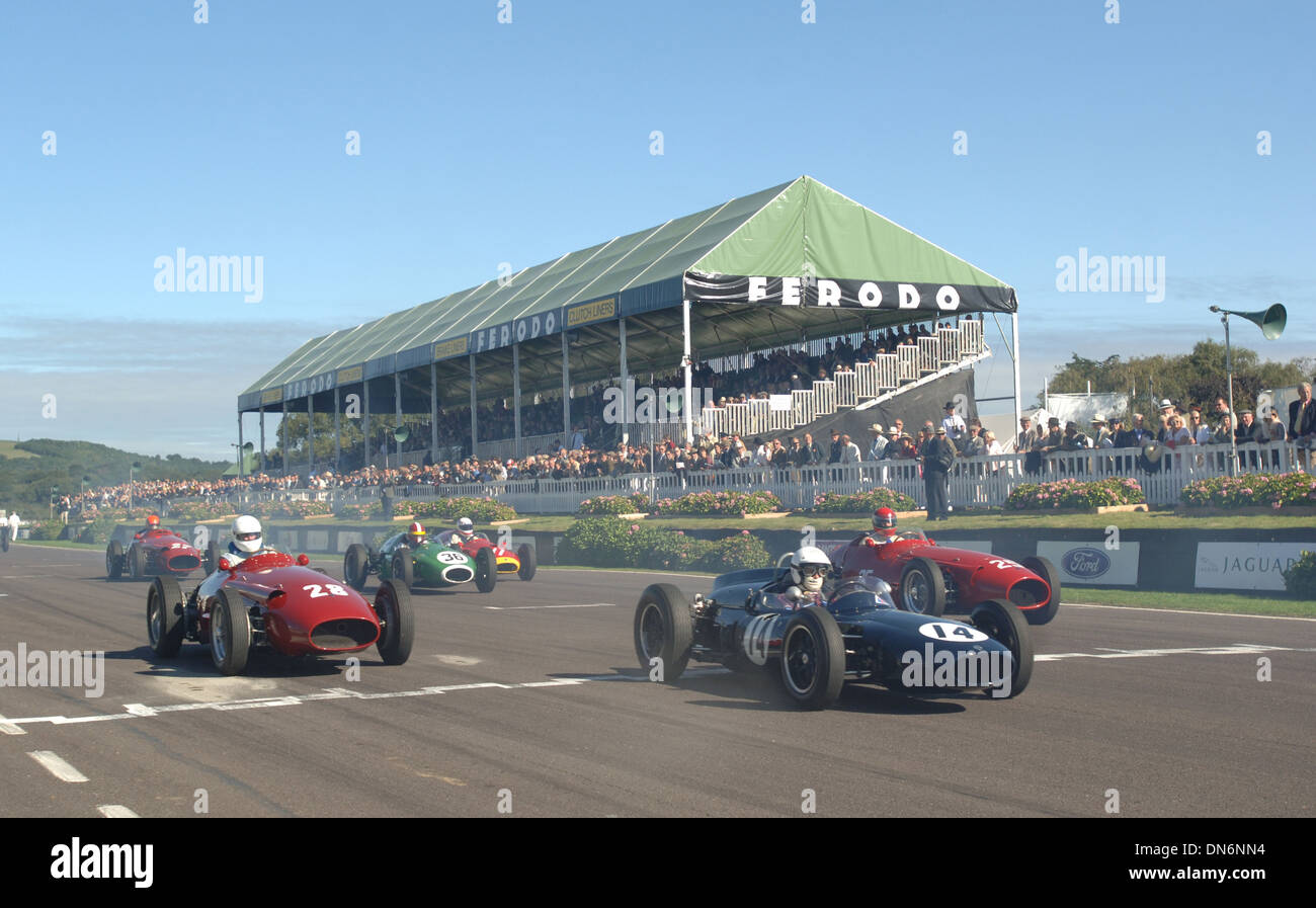 The Goodwood Revival classic motor racing event at the Goodwood Estate ...