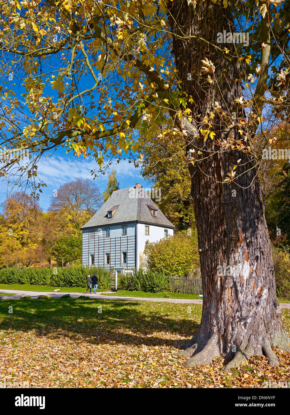 Goethe Garden House in Ilm Park, Weimar, Thuringia, Germany Stock Photo ...