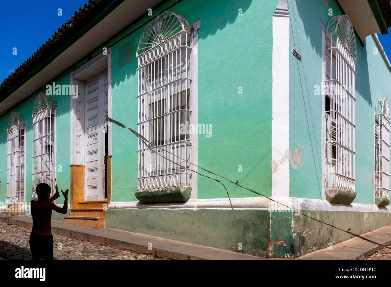 Pastel colored houses and trinidad hi-res stock photography and images ...