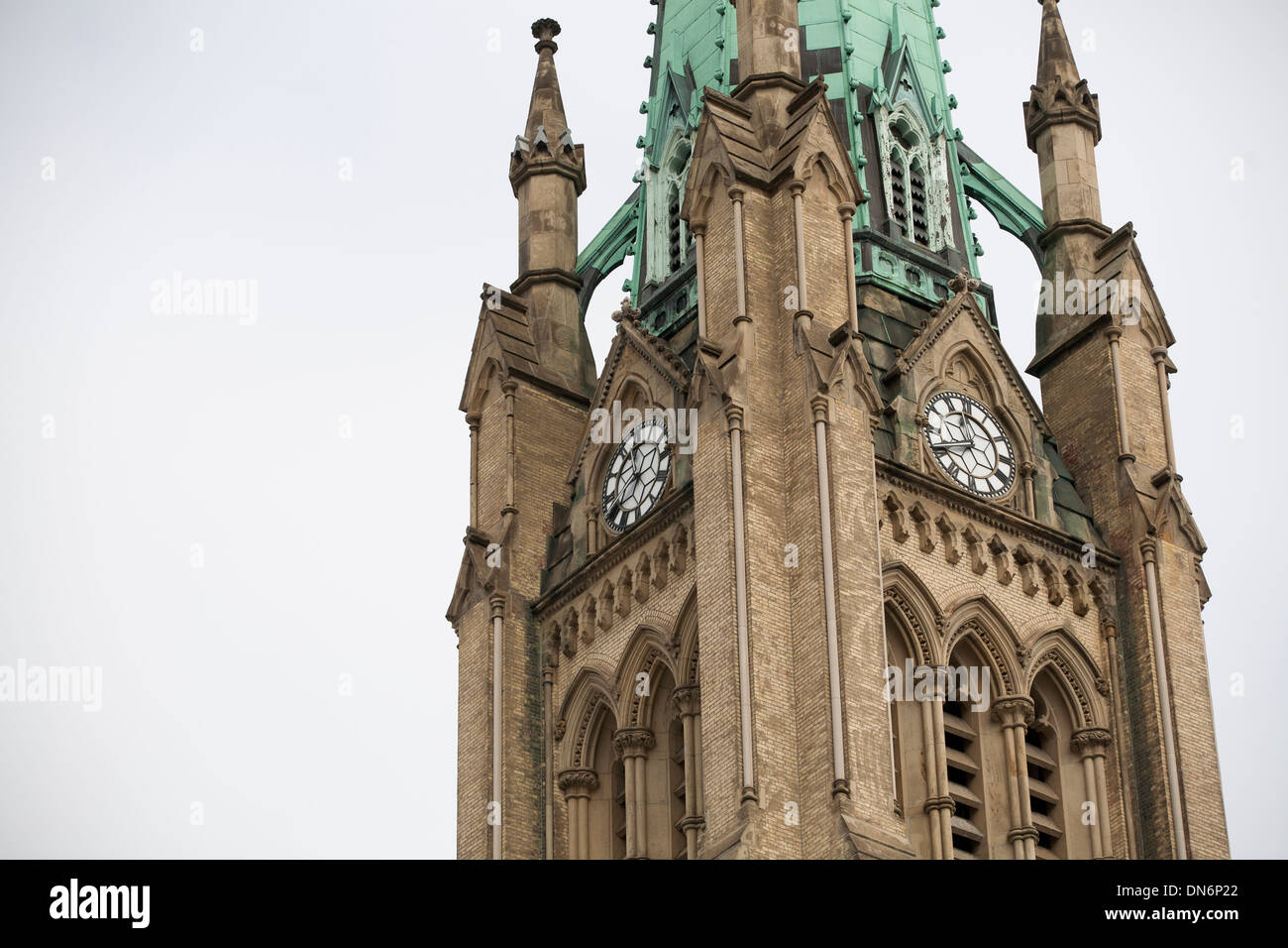 Catholic church clock tower hi-res stock photography and images - Alamy