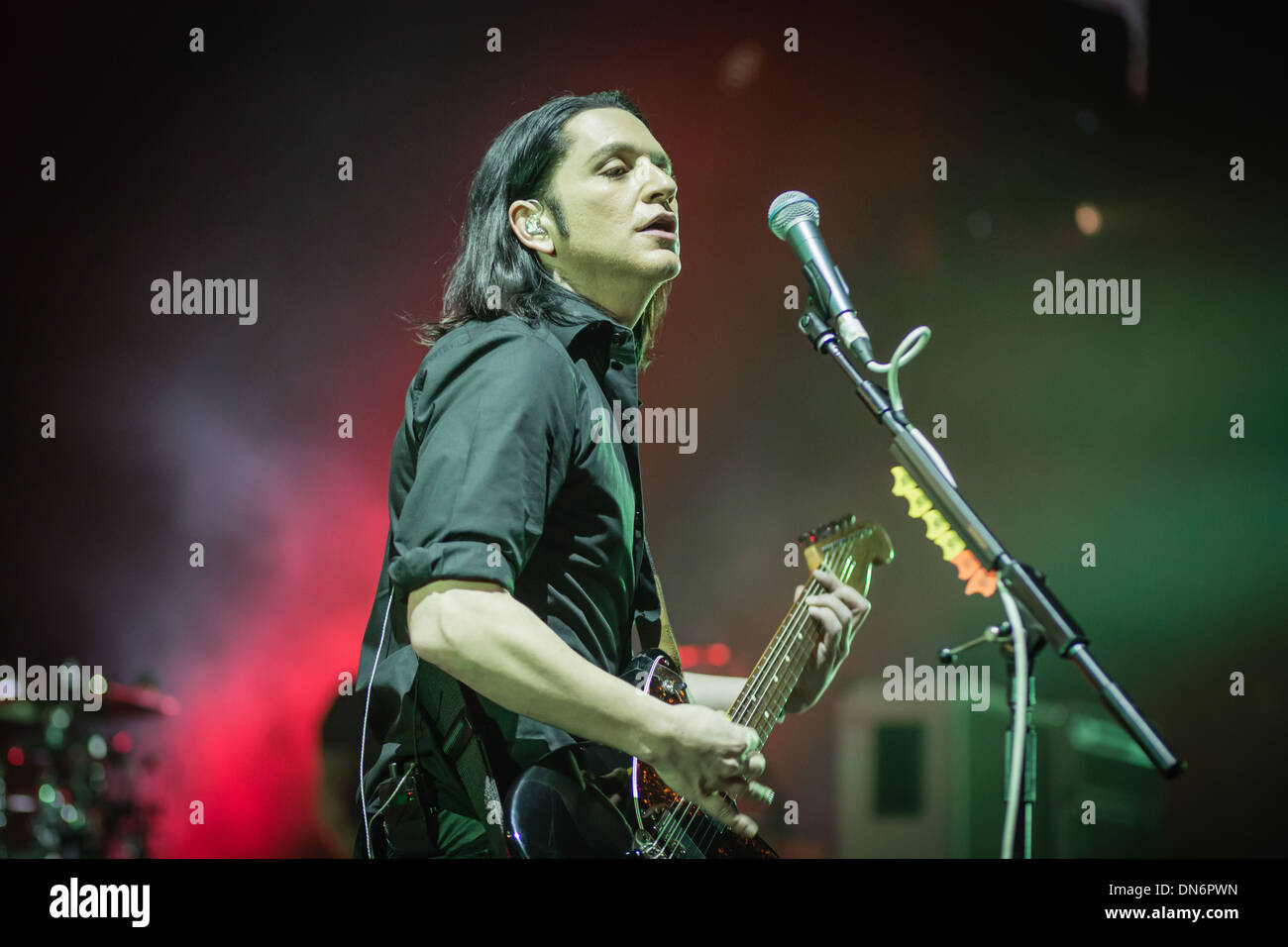 Placebo Live at Manchester Apollo - 14.12.13 Stock Photo - Alamy