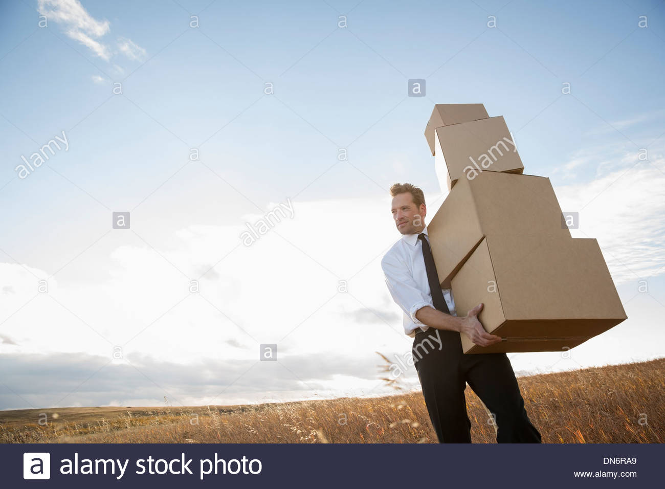 Stacked white boxes High Resolution Stock Photography and Images - Alamy