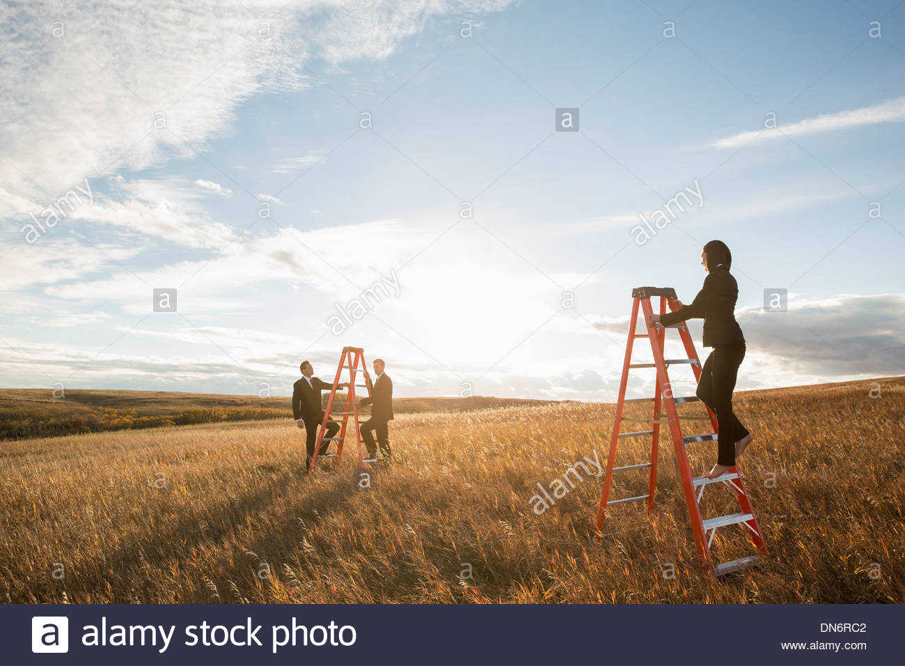 Climbing Ladders Stock Photos & Climbing Ladders Stock Images - Alamy