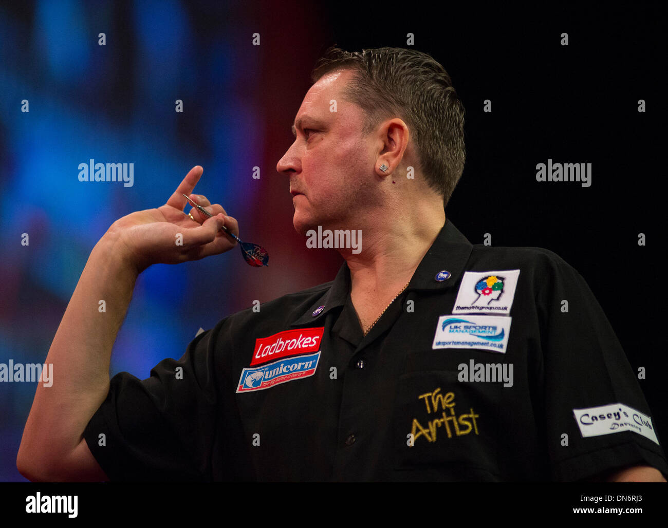 London, UK. 19th Dec, 2013. Kevin Painter [England] in action against ...