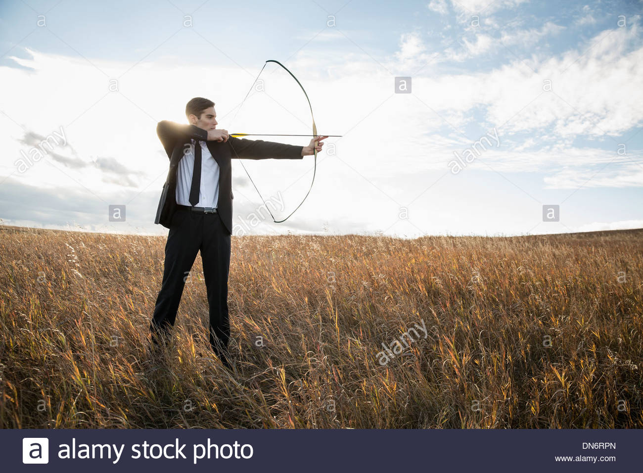Taking an arrow hi-res stock photography and images - Alamy