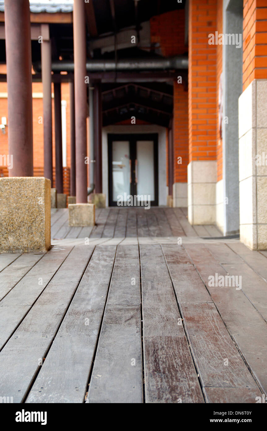 The portrait of university corridor in Taiwan Stock Photo - Alamy
