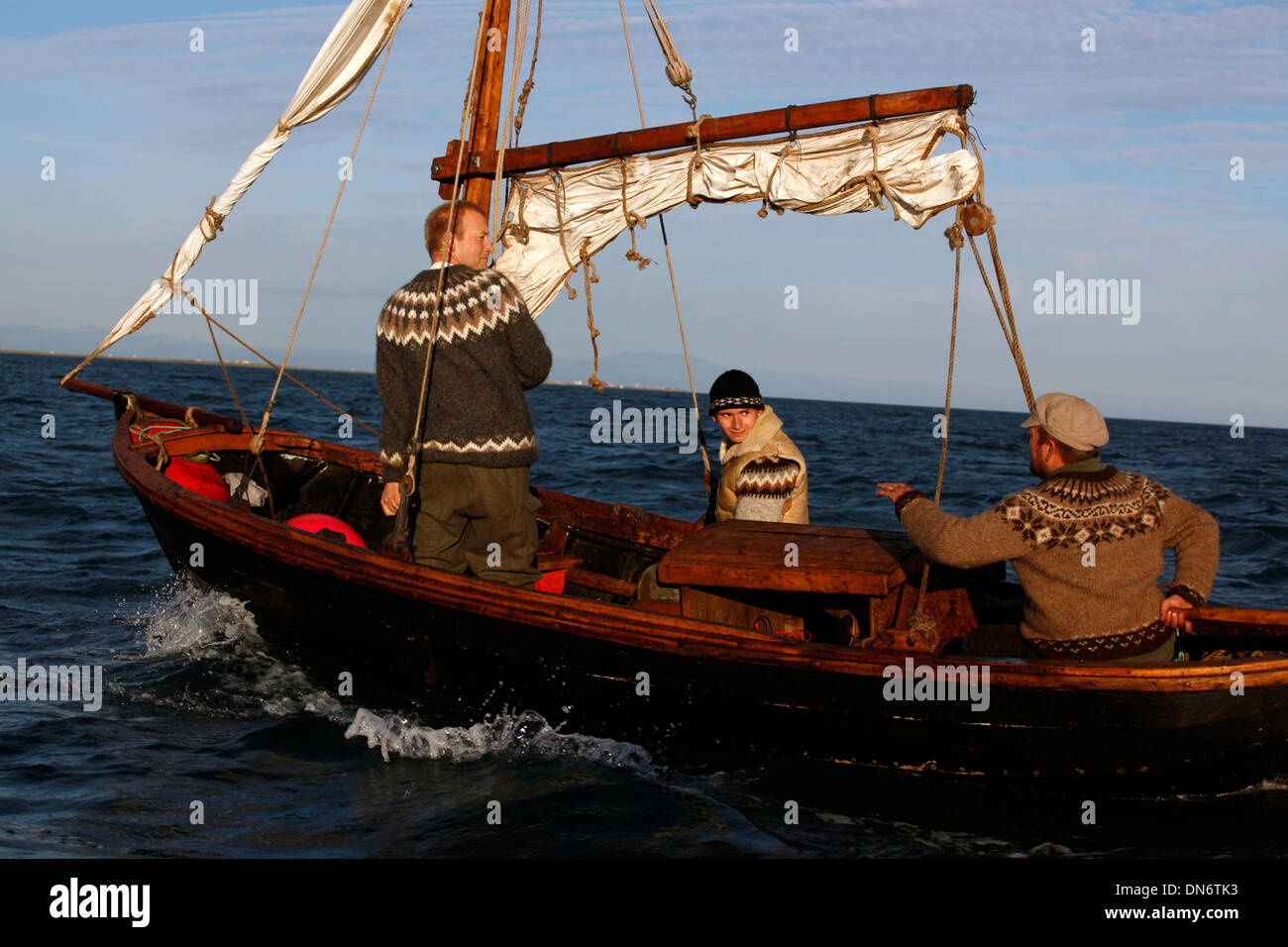 Traditional icelandic boat hi-res stock photography and images - Alamy