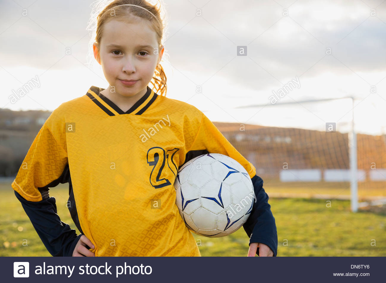 Soccer player hand up hi-res stock photography and images - Alamy