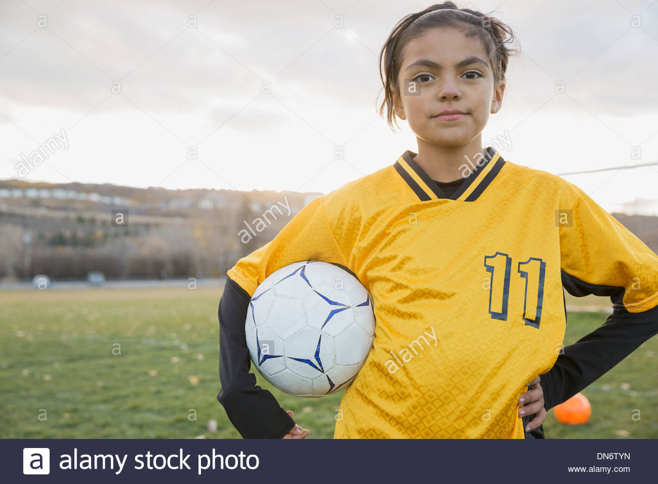 Soccer player hand up hi-res stock photography and images - Alamy