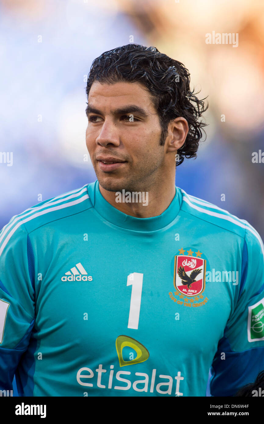 Marrakech, Morocco. 18th Dec, 2013. Sherif Ekramy (Al-Ahly) Football ...