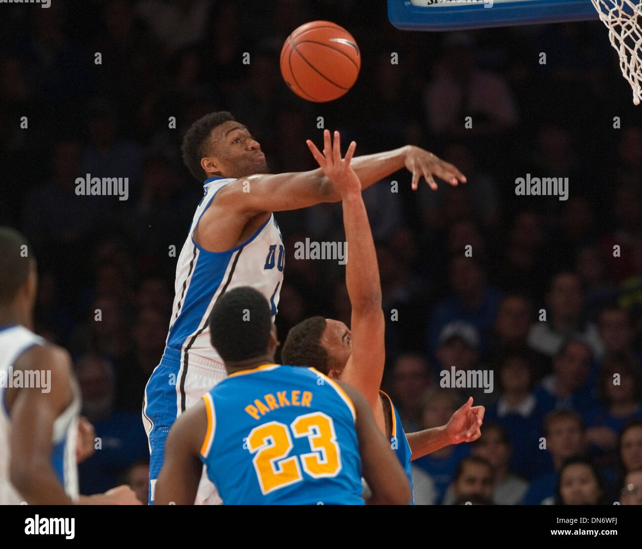 New York, New York, USA. 19th Dec, 2013. Duke's forward Jabari Parker ...