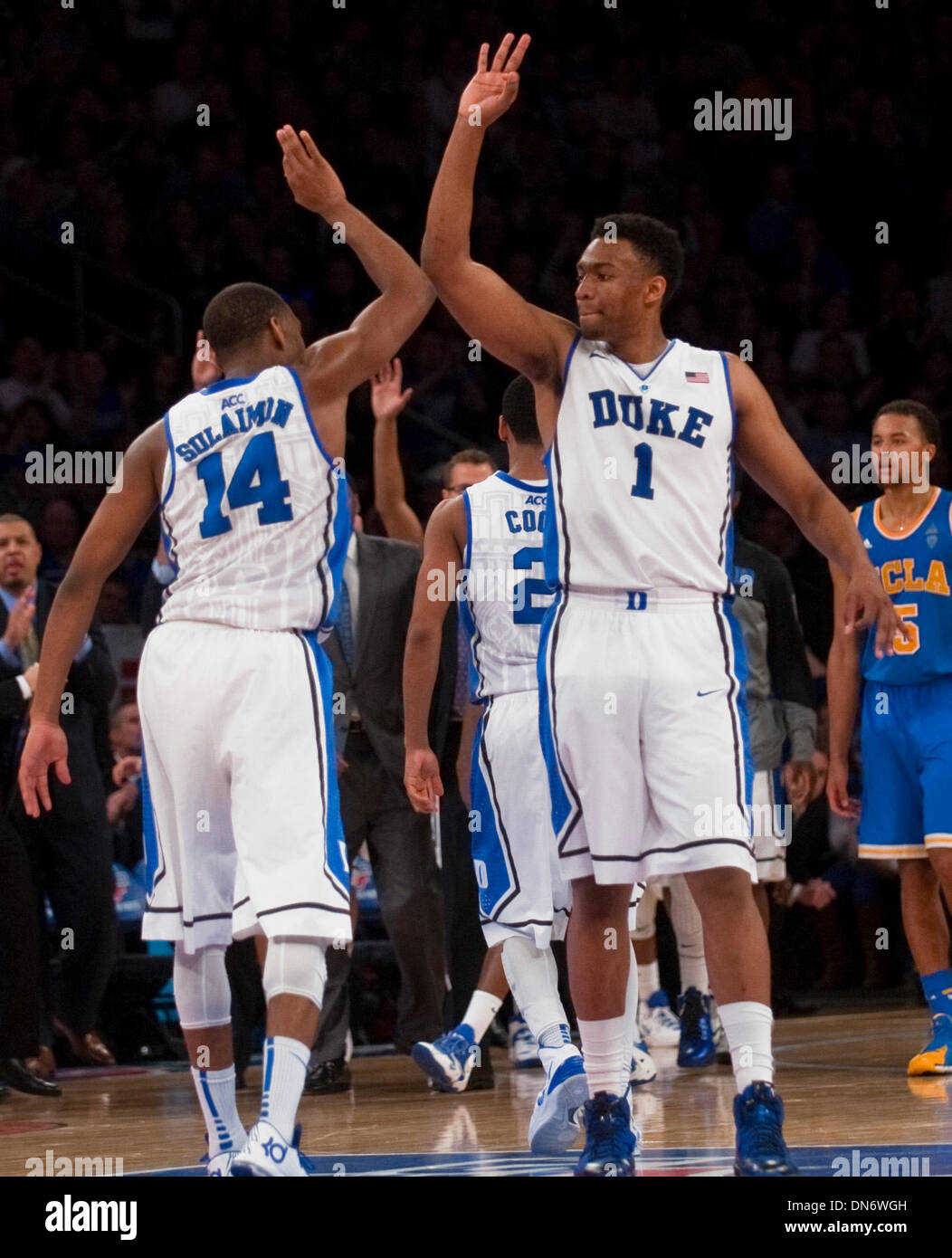 New York, New York, USA. 19th Dec, 2013. Duke's guard Rasheed Sulaimon ...