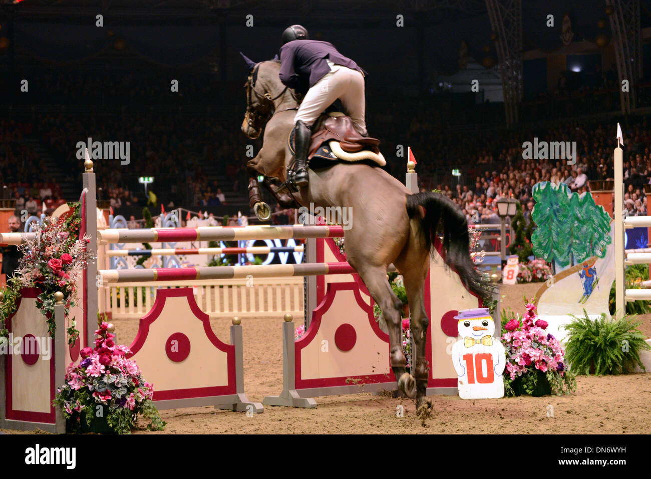 London, UK. 19th December 2013. London International Horse Show 2013 ...
