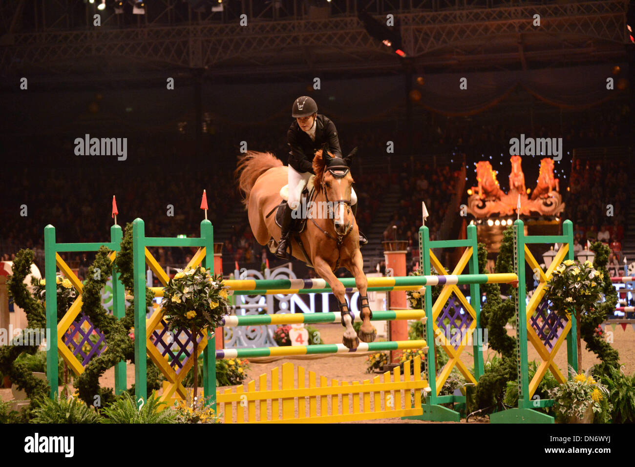London, UK. 19th December 2013. London International Horse Show 2013 ...