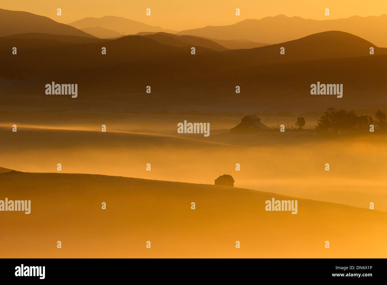 Ground fog sunrise hi-res stock photography and images - Alamy