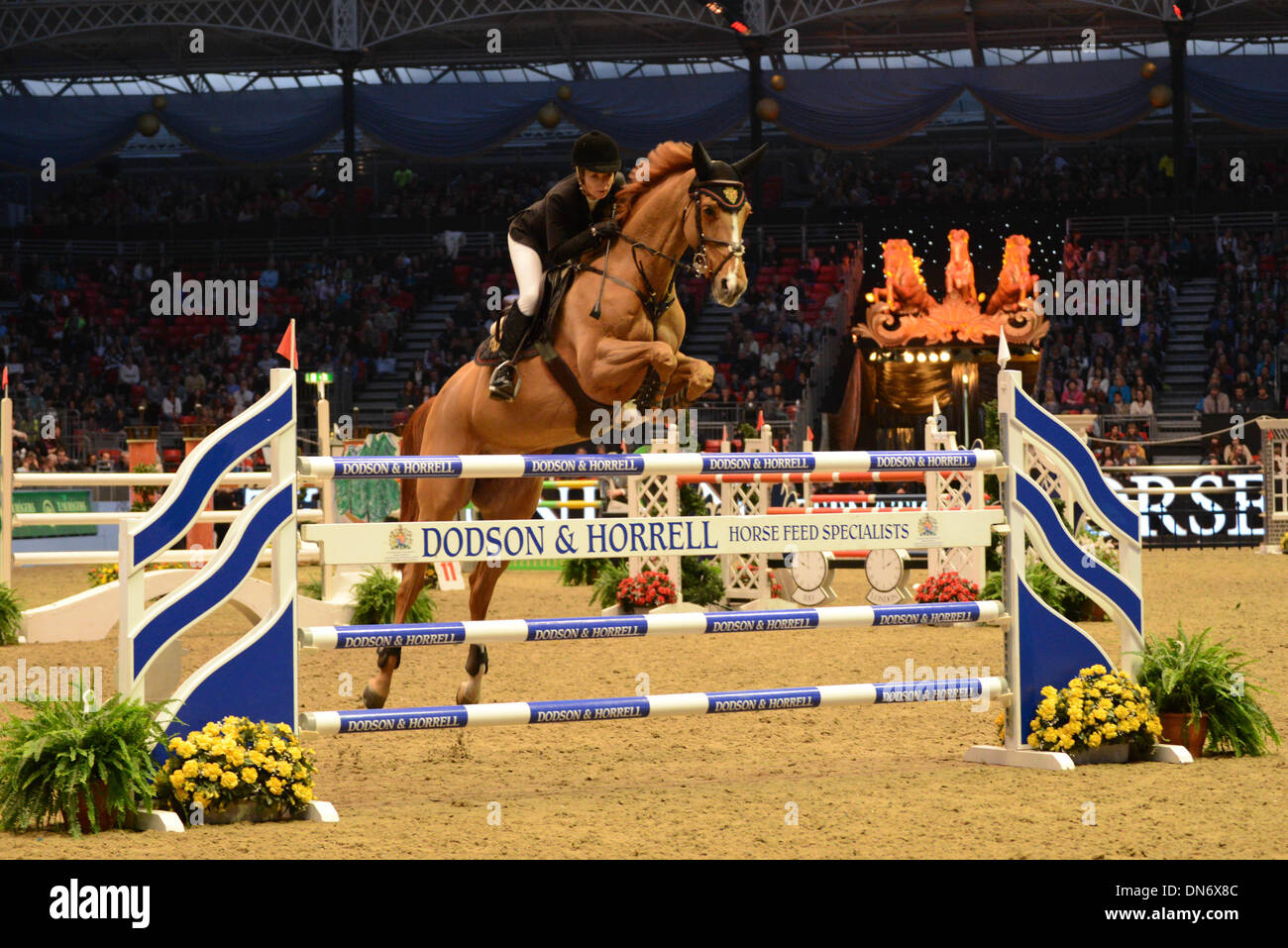 London, UK. 19th December 2013. London International Horse Show 2013 ...