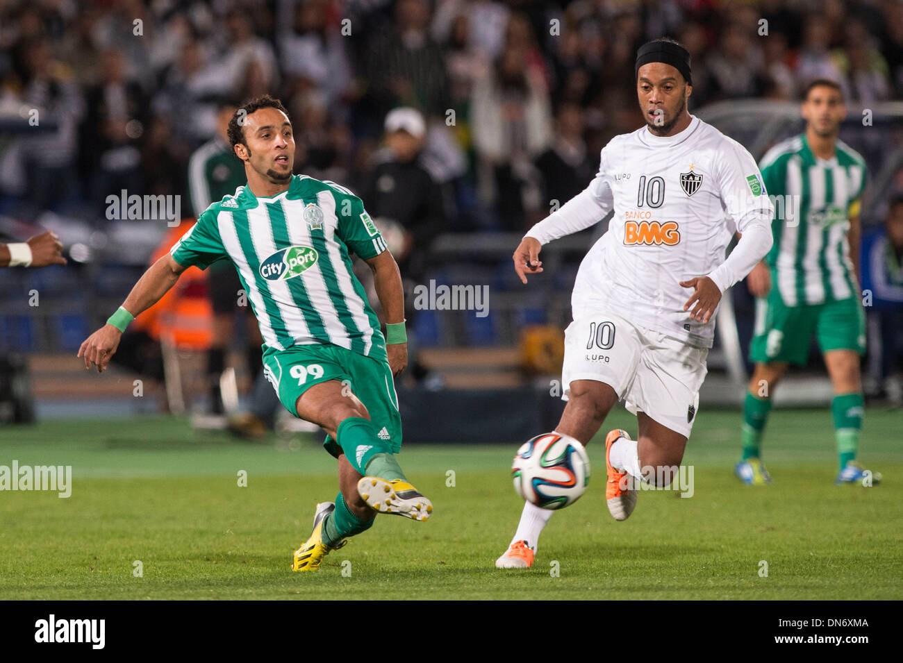 Marrakech, Morocco. 18th Dec, 2013. (L-R) Issam Erraki (Raja ...