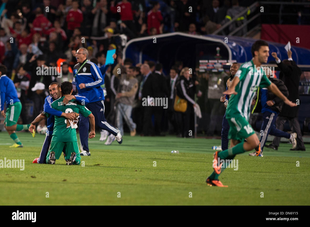 Marrakech, Morocco. 18th Dec, 2013. Zakaria El Hachimi (Raja) Football ...