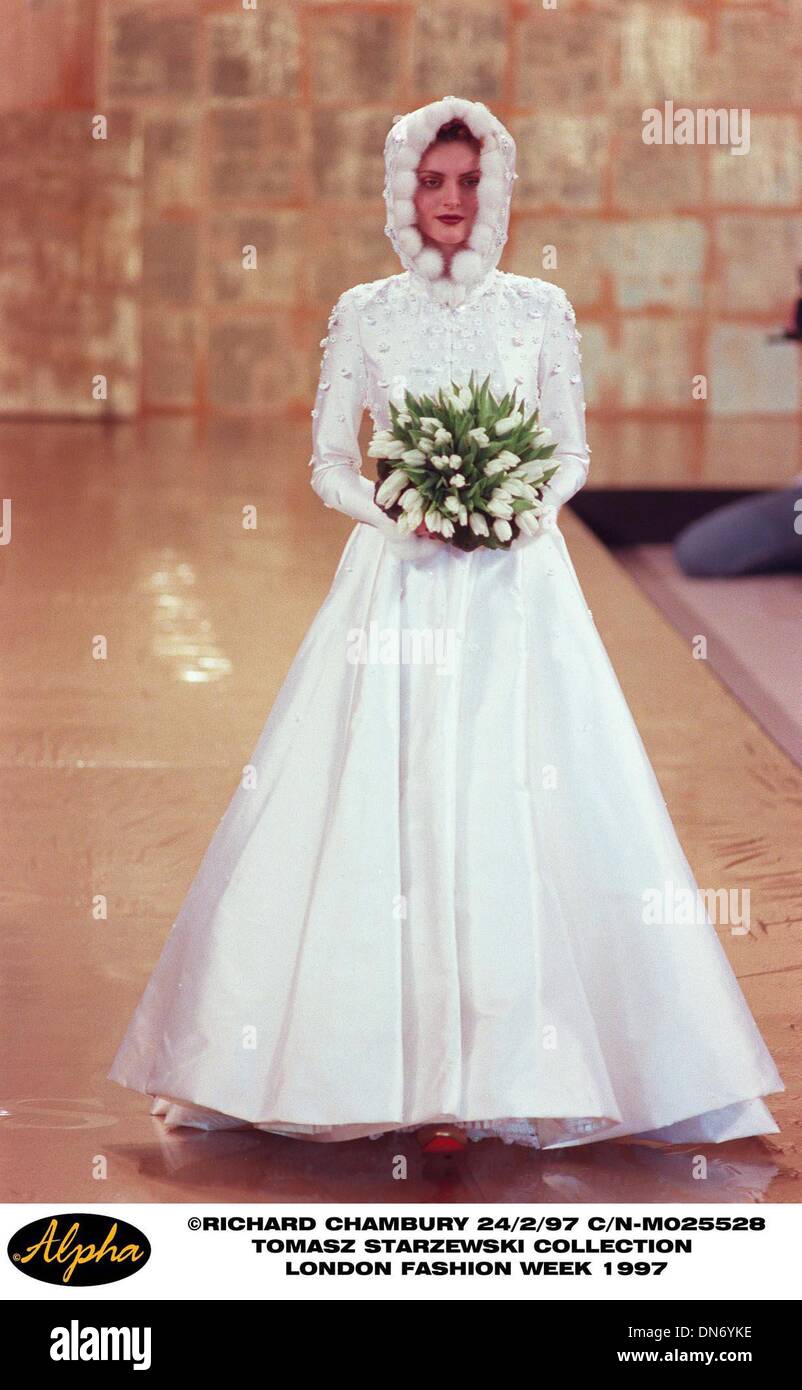 Feb. 24, 1997 - London, ENGLAND - 24/2/97 .TOMASZ STARZEWSKI COLLECTION ...