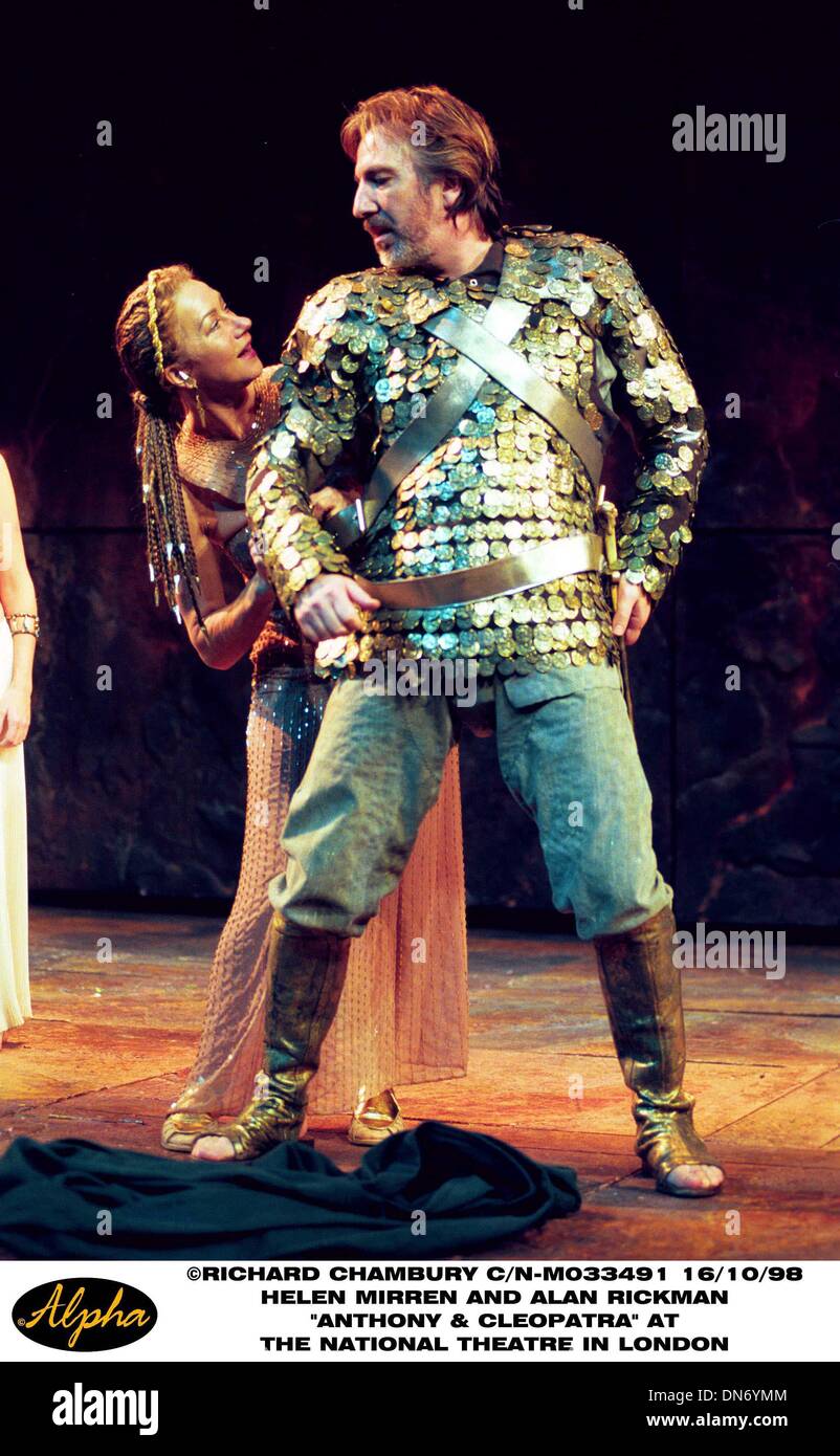 Helen mirren alan rickman hi-res stock photography and images - Alamy