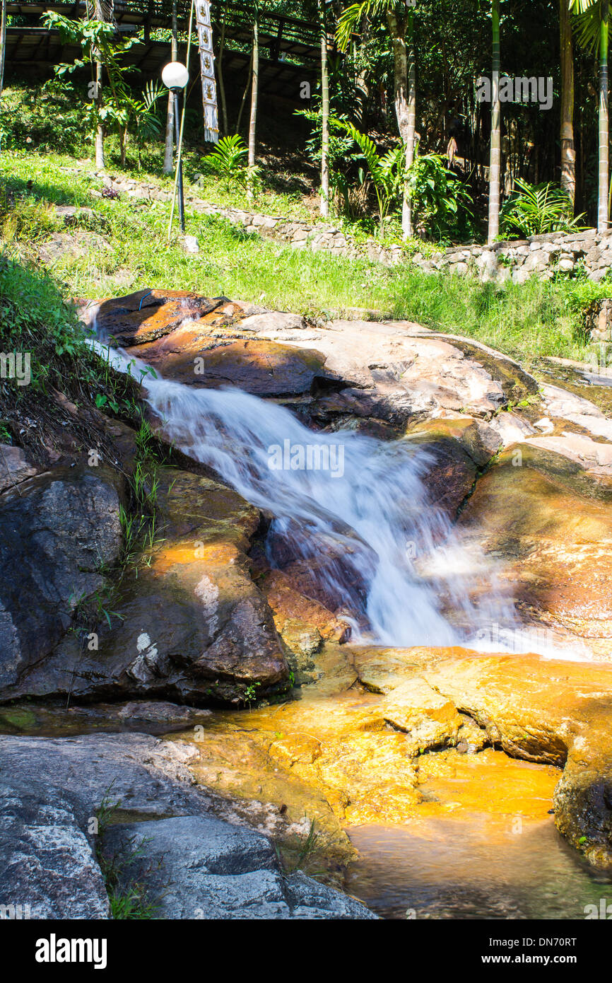 Waterfall in Doi Suthep - Pui , Wat Phalad in Chiangmai Thailand Stock ...