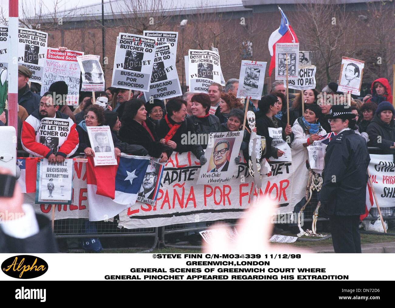 Nov. 12, 1998 - London, Great Britain - 11/12/98 GREENWICH,LONDON ...