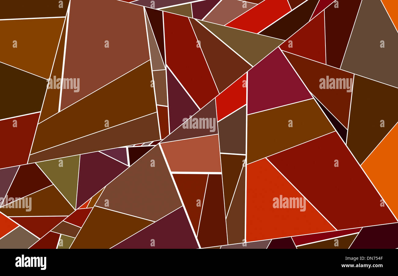 abstract fragmented pattern red orange backdrop Stock Photo - Alamy