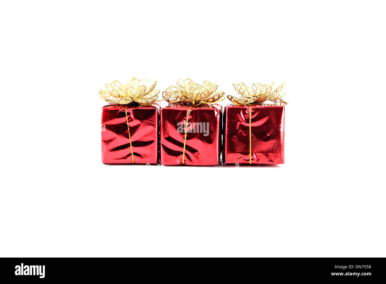 Red and gold gifts hi-res stock photography and images - Alamy